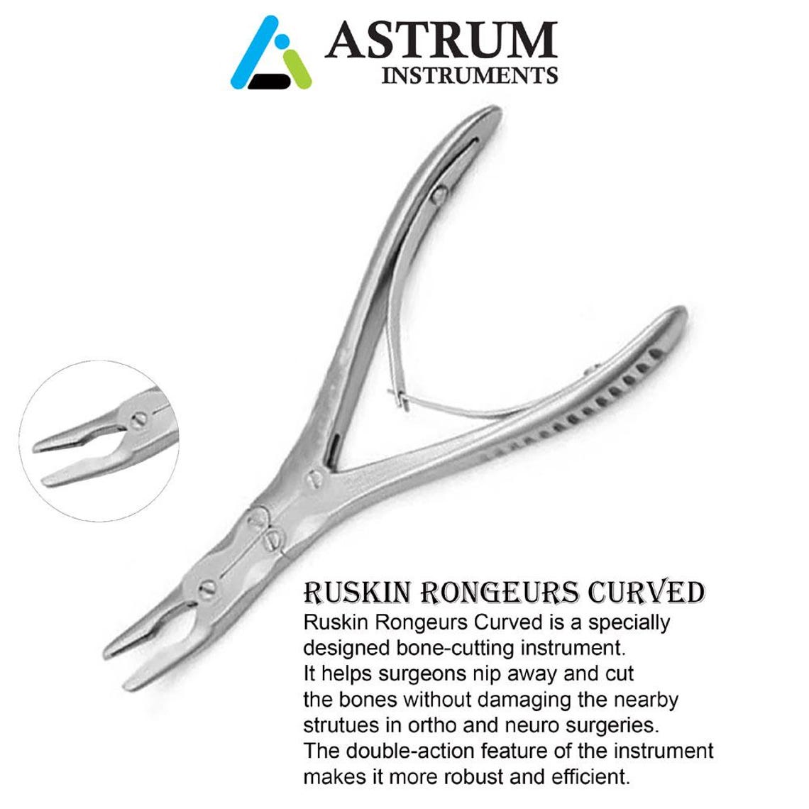 Surgical Kit Medical Instruments Set of 14pcs for Ruskin Bone Rongeurs ...