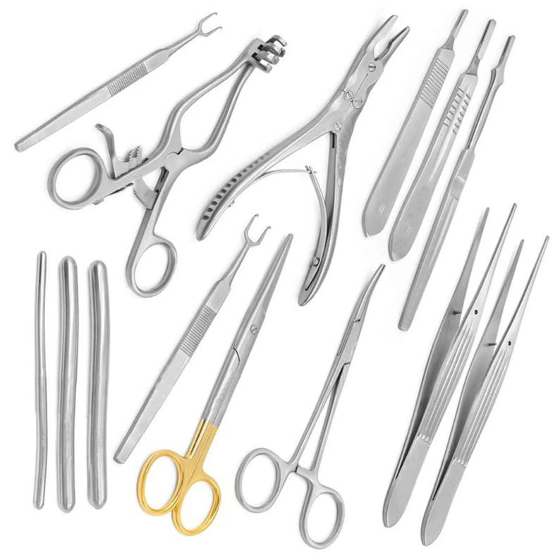 Surgical Kit Medical Instruments Set of 14pcs for Ruskin Bone Rongeurs ...
