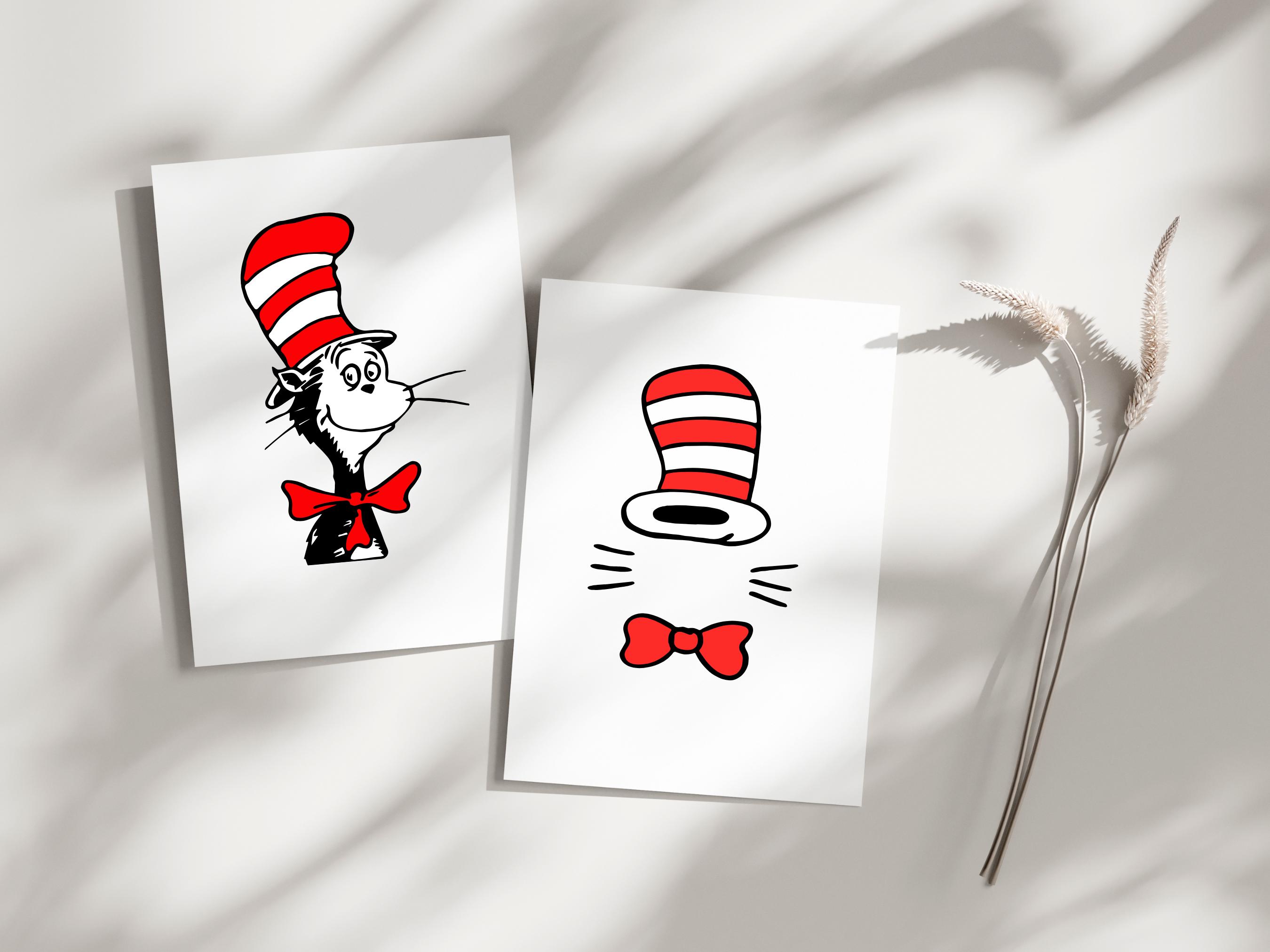 Thing 1 and Thing 2 SVG Bundle: Dr Seuss Cut Files (digital Download ...