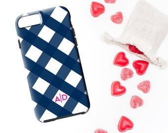 Monogram phone case | Etsy