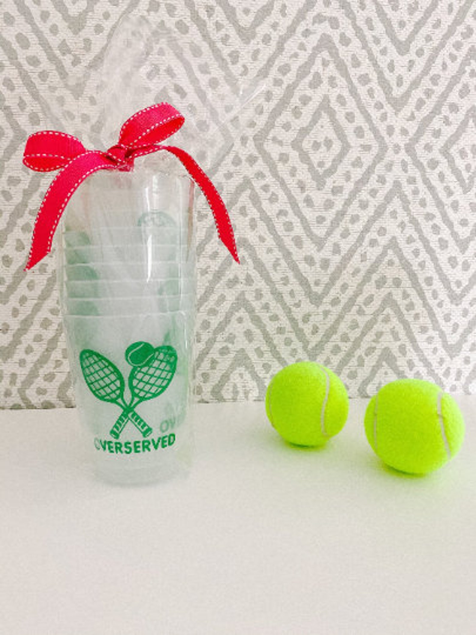 Tennis Roadie Cup, Overserved, Reusable Shatterproof 16oz Cup - Etsy