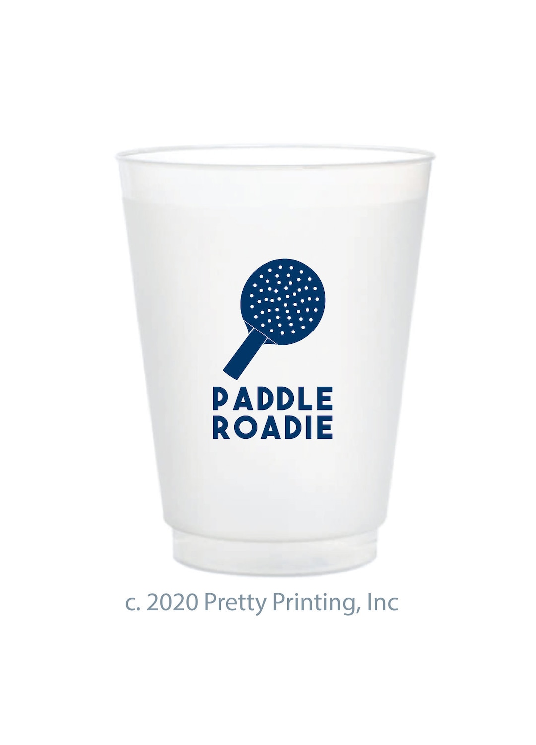 Paddle Roadie Cup Set: Shatterproof Reusable Plastic, Team Captain Gift ...