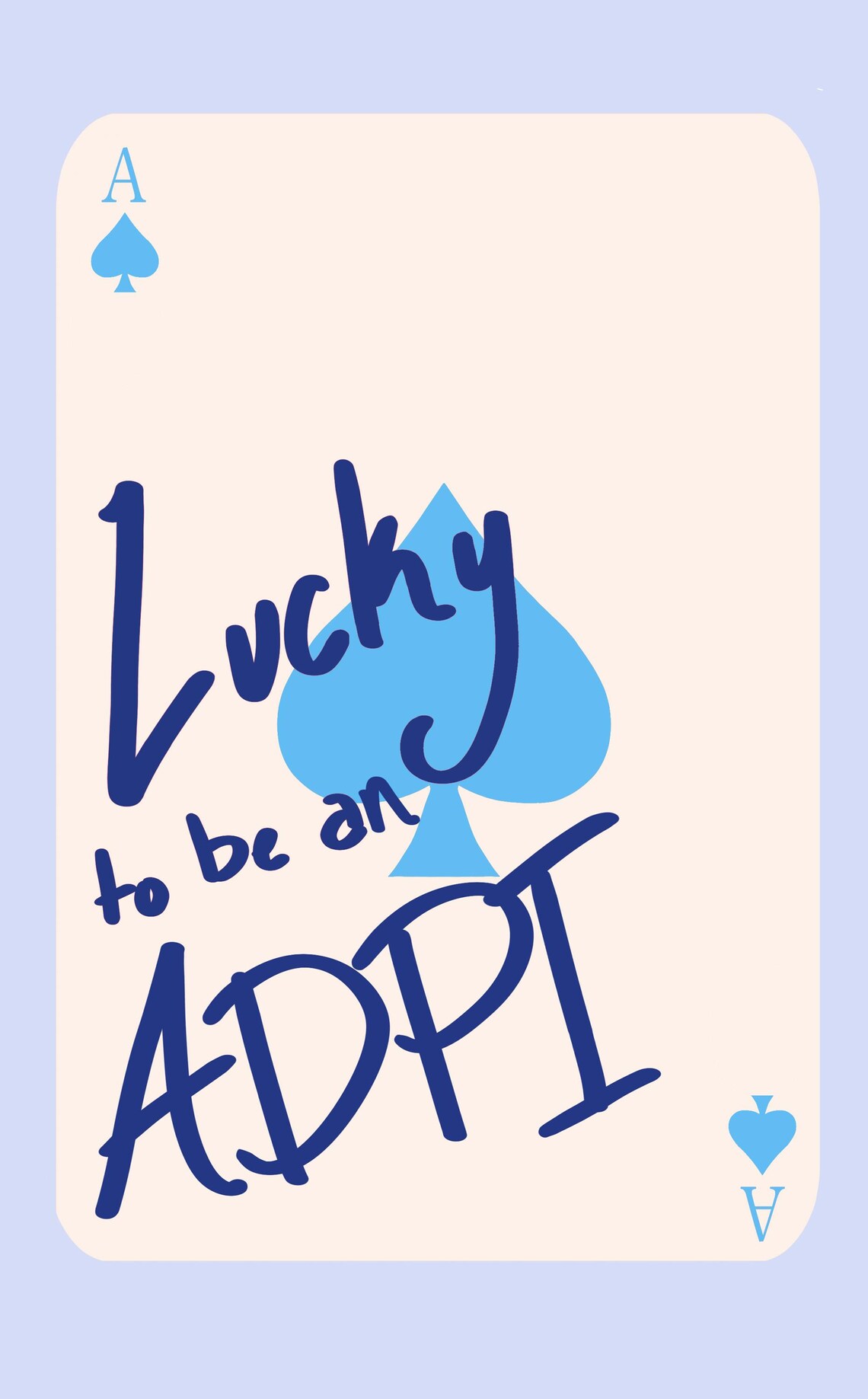 Adpi / Alpha Delta Pi , Lucky to Be a College Art Canvas Girl - Etsy