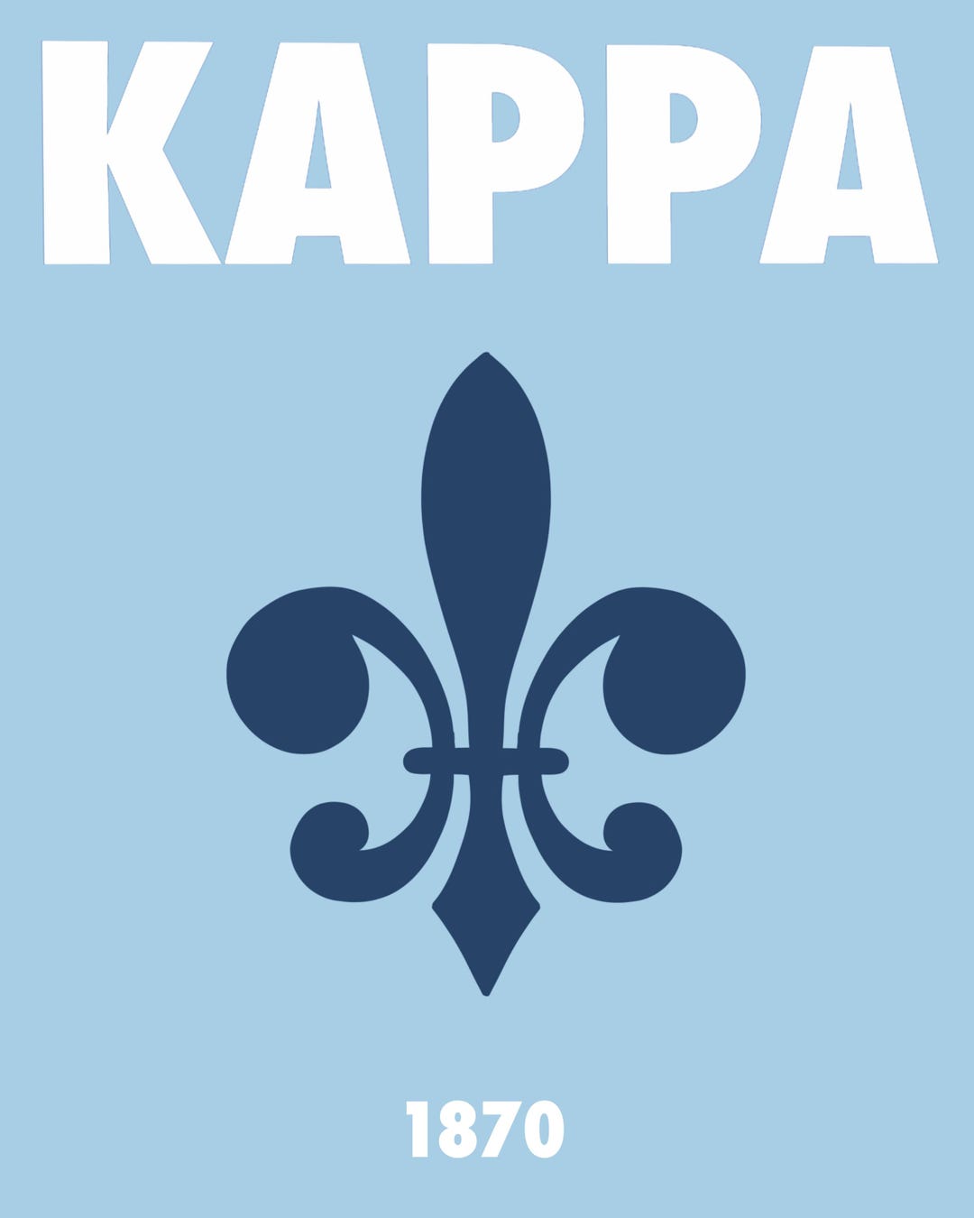KKG/ KAPPA, Simple College Art Canvas Girl - Etsy