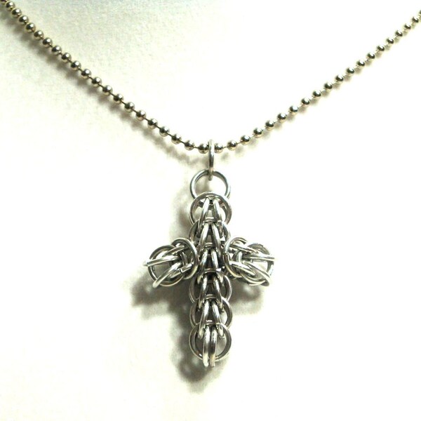 Chainmail Cross - Etsy