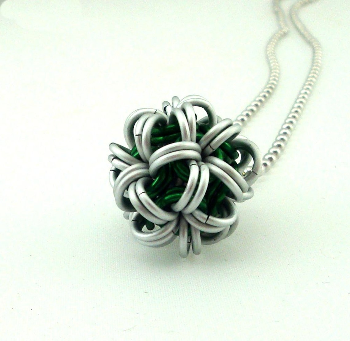 Chainmaille Jewellery Chainmail Necklace Japanese Ball - Etsy