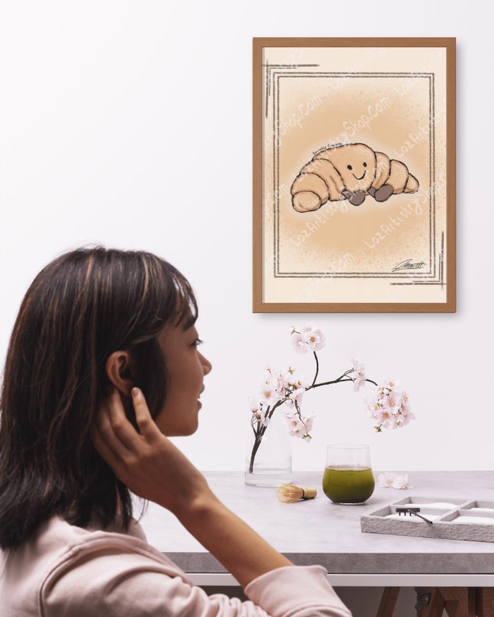 Jellycat Amusable Croissant Print Digital Download File | Minimalist ...