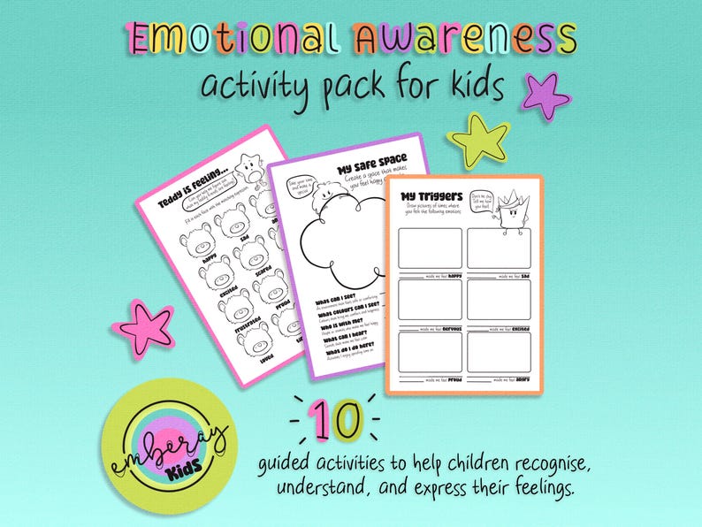 Emotional Regulation for Kids - Printable Emotional Awareness ...