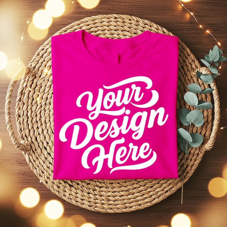 Gildan 64000 T-shirt Mockup Bundle: Neutral Flat Lay (digital Download ...