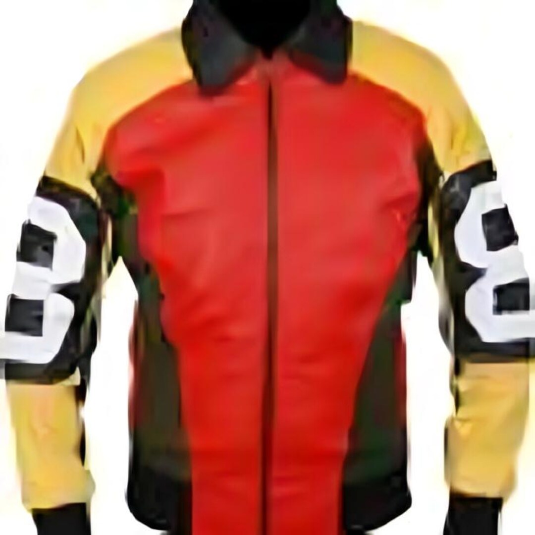 Eight Ball Varsity Multi Color Leather Jacket for Man - Etsy