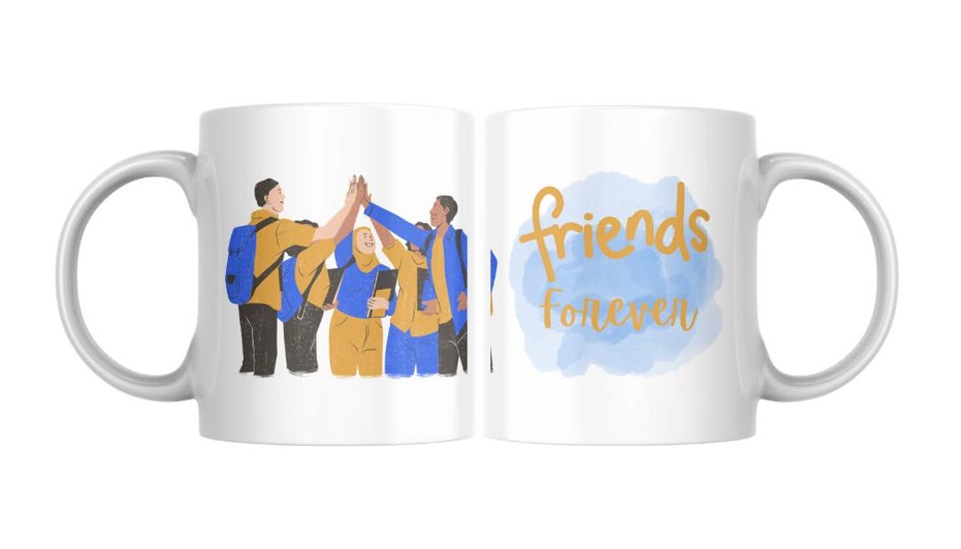 Customized Friends Mugs, Graduation Mugs, Friendship Mugs, Friends ...