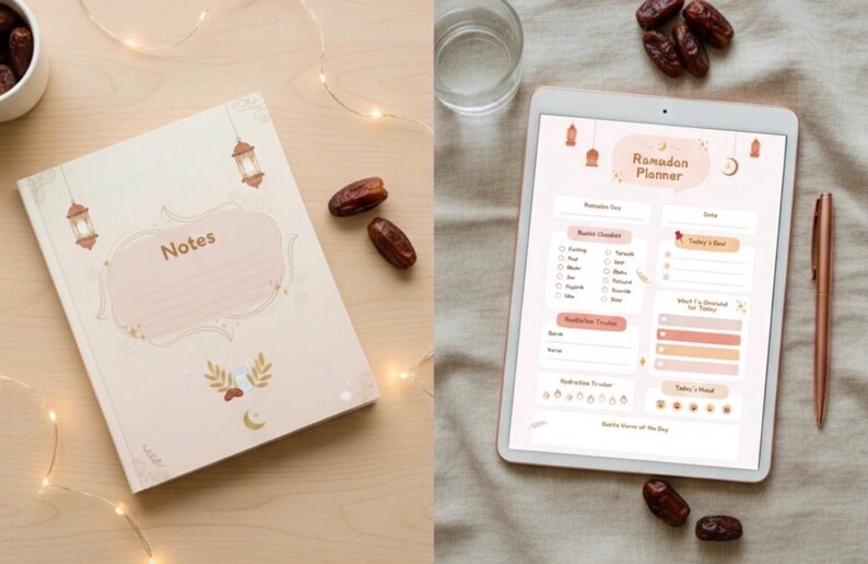 Ramadan Planner 2026 | Digital Islamic Planner PDF | Daily Ibadah ...