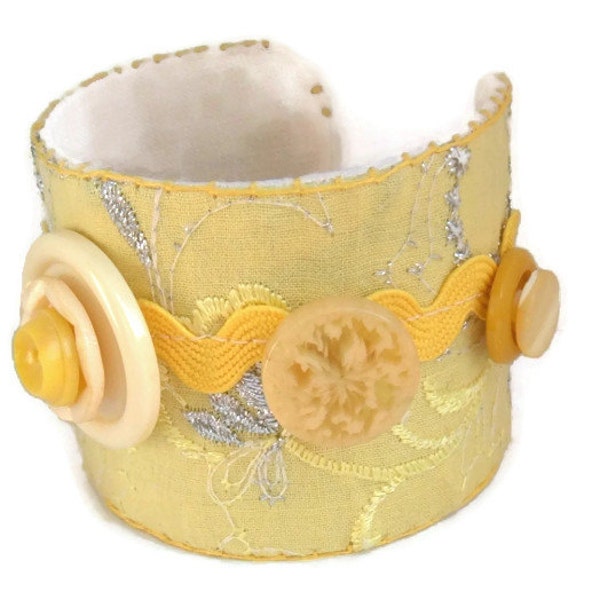 Fabric Cuff Bracelet - Etsy