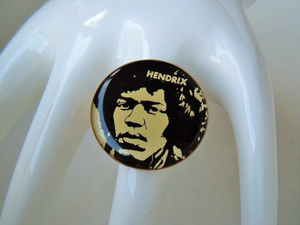 Jimi Hendrix Recycled Reclaimed Ring Vintage Repurposed | Etsy