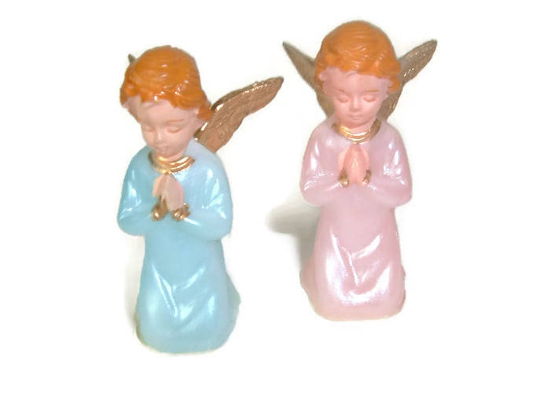Vintage Kneeling Angel Craft Trims: Holiday Kitsch Cake Topper - Etsy