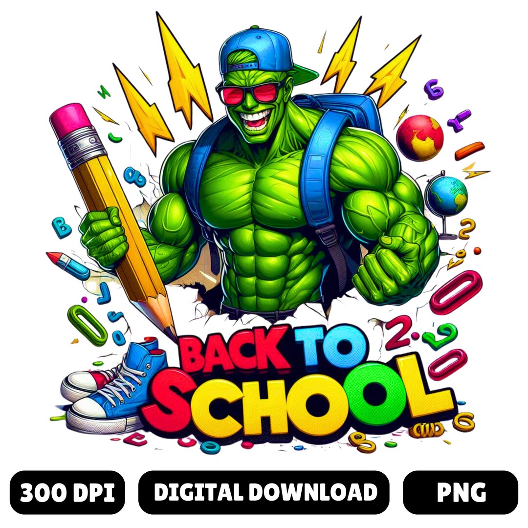Superhero Back to School Png, First Day of School, Trendy School Vibes ...