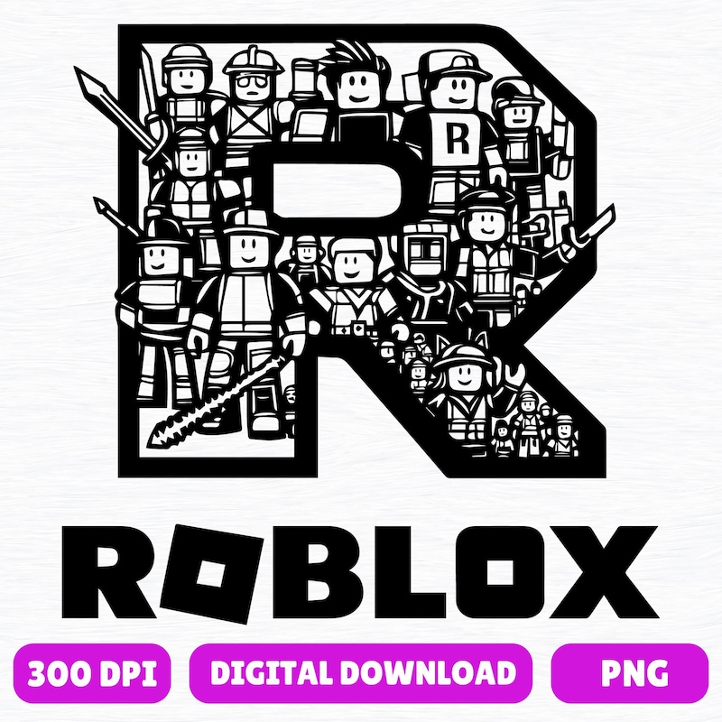 Roblox Silhouette - Etsy