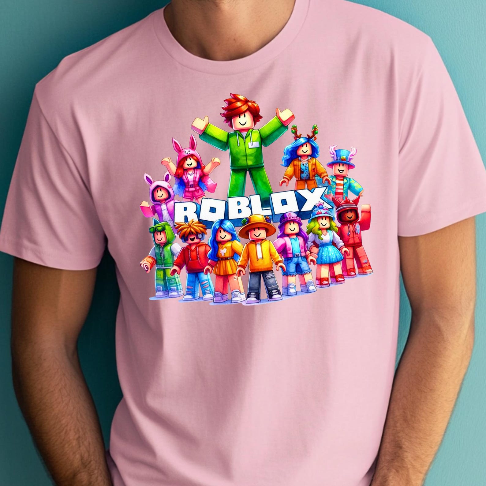 Gaming Character PNG Clipart: Roblox Sublimation Design (digital ...