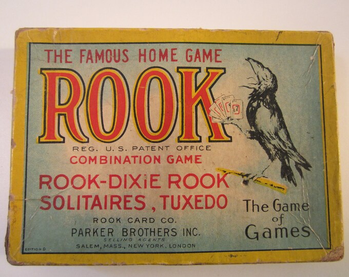 Vintage Rook Card Game Parker Bros. 1916 - Etsy