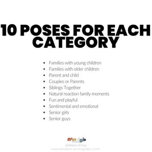 100 Poses for Photographers, Printable Posing Cards (digital Download ...