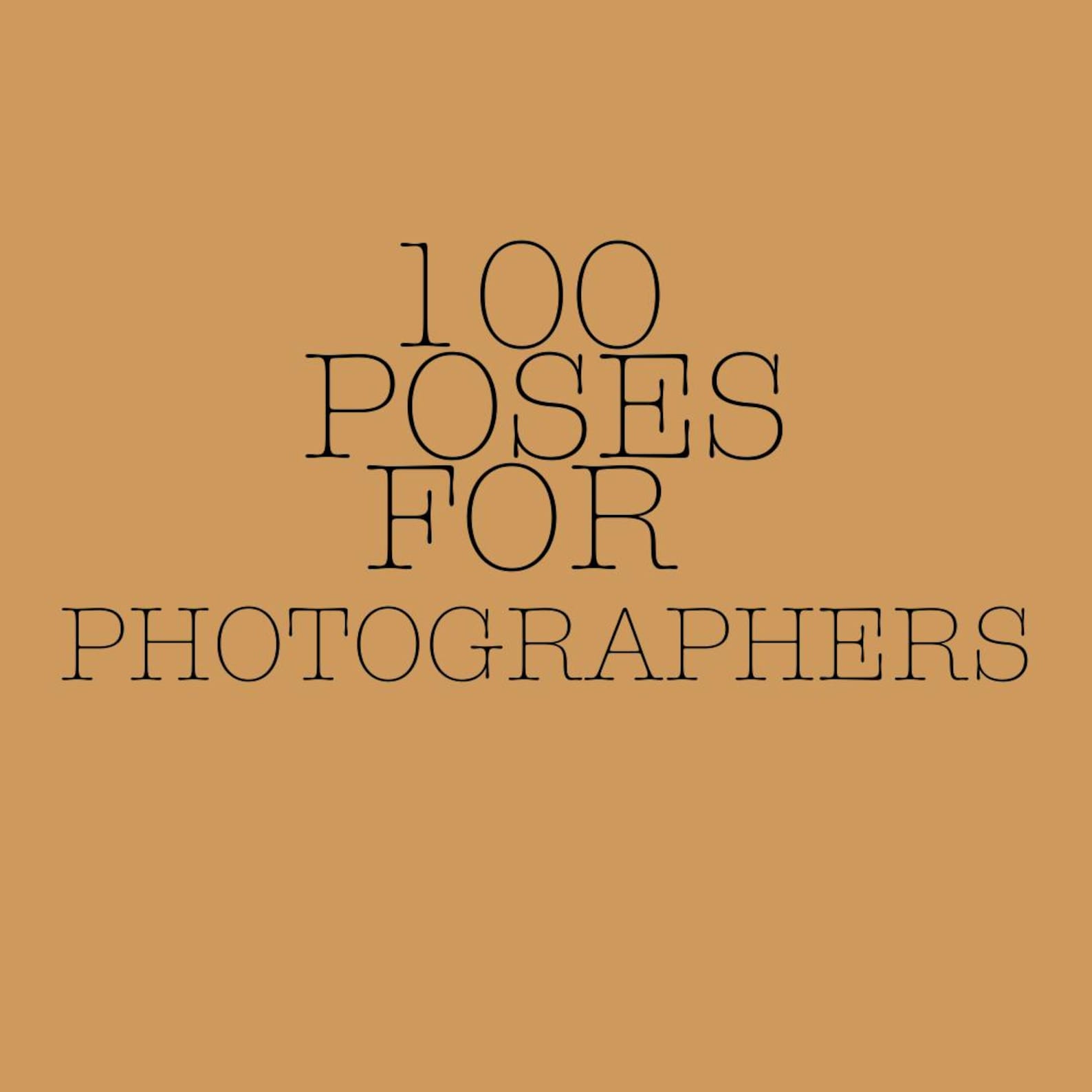 100 Poses for Photographers, Printable Posing Cards (digital Download ...