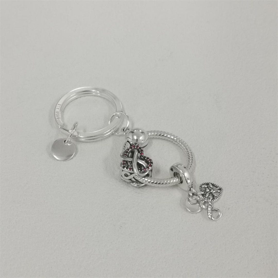 Pandora S925 Silver ALE Family Infinity Keychain Set - Etsy