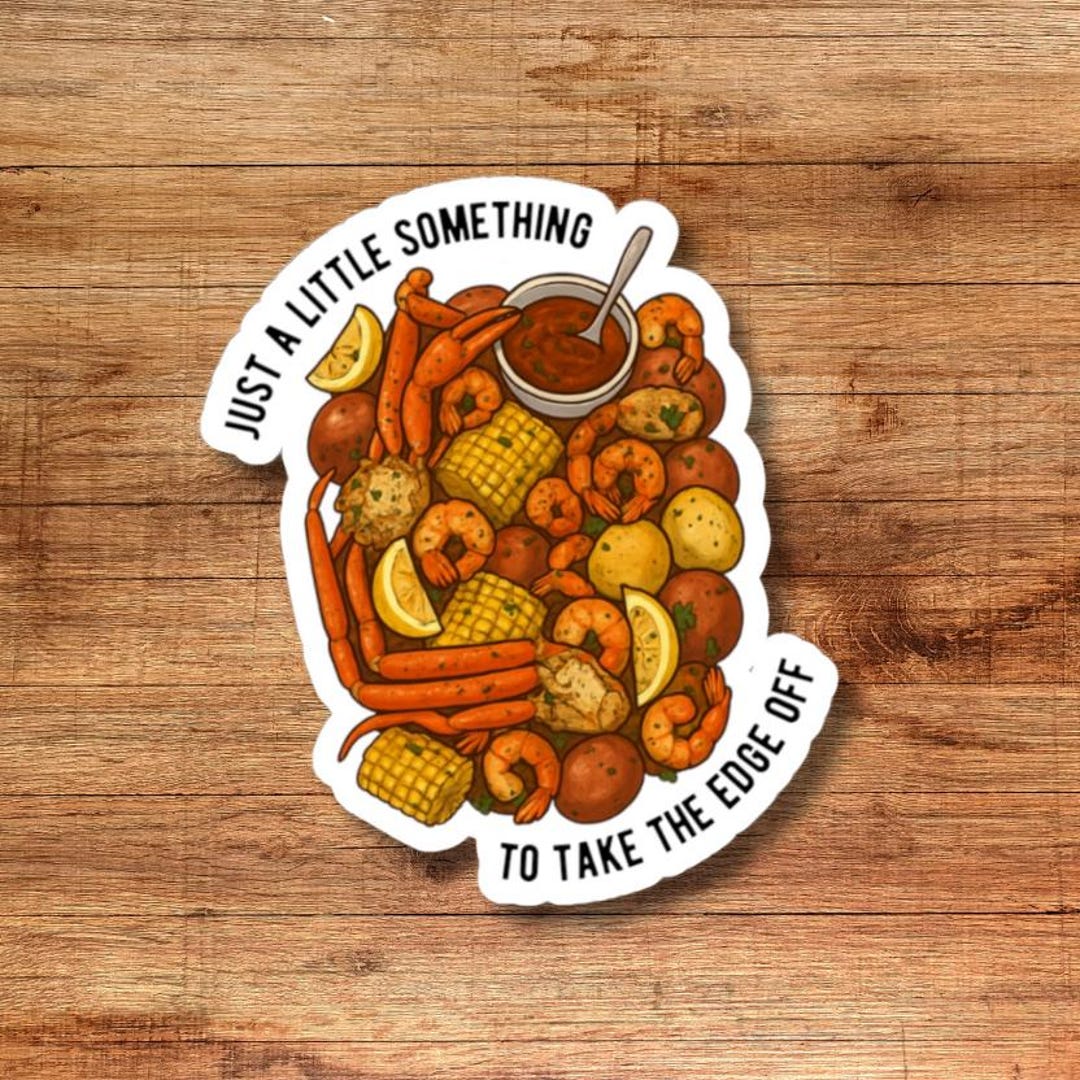 Funny Seafood Boil Sticker - Trendy Stickers, Laptop Stickers, Food ...