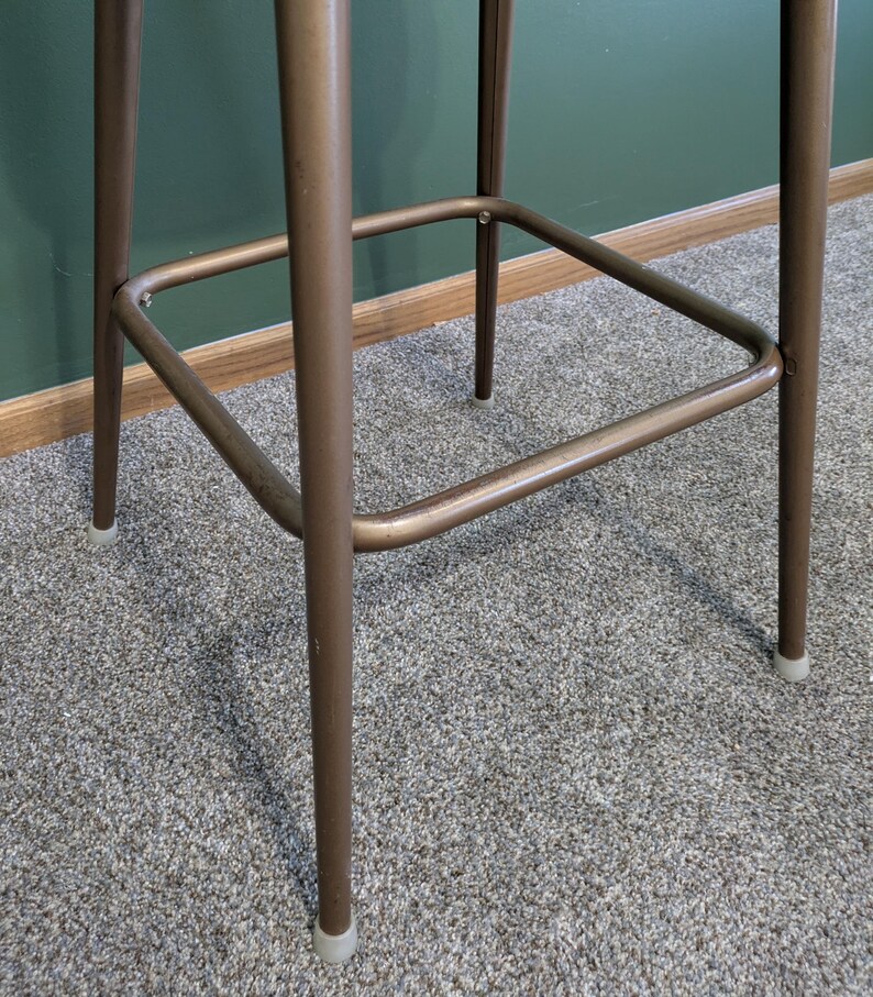 Extremely RARE Pair of Samsonite Shwayder Bros. MCM 50s60s Bar Stools ...