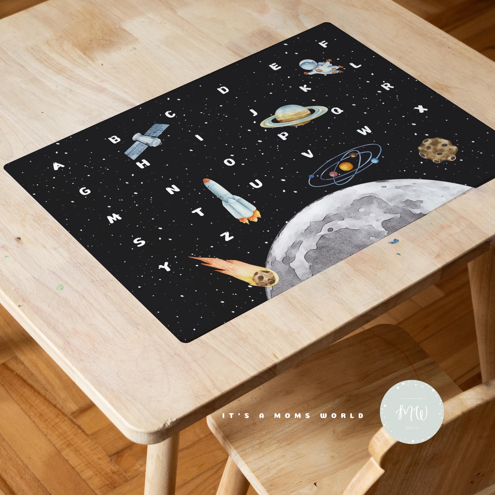 Printable Space Placemat | Educational Placemat | Kids Placemat ...