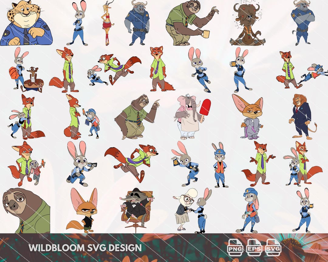 Zoo.topia SVG PNG EPS Files Bundle, Zoo.topia Layered, Zoo.topia Cricut ...