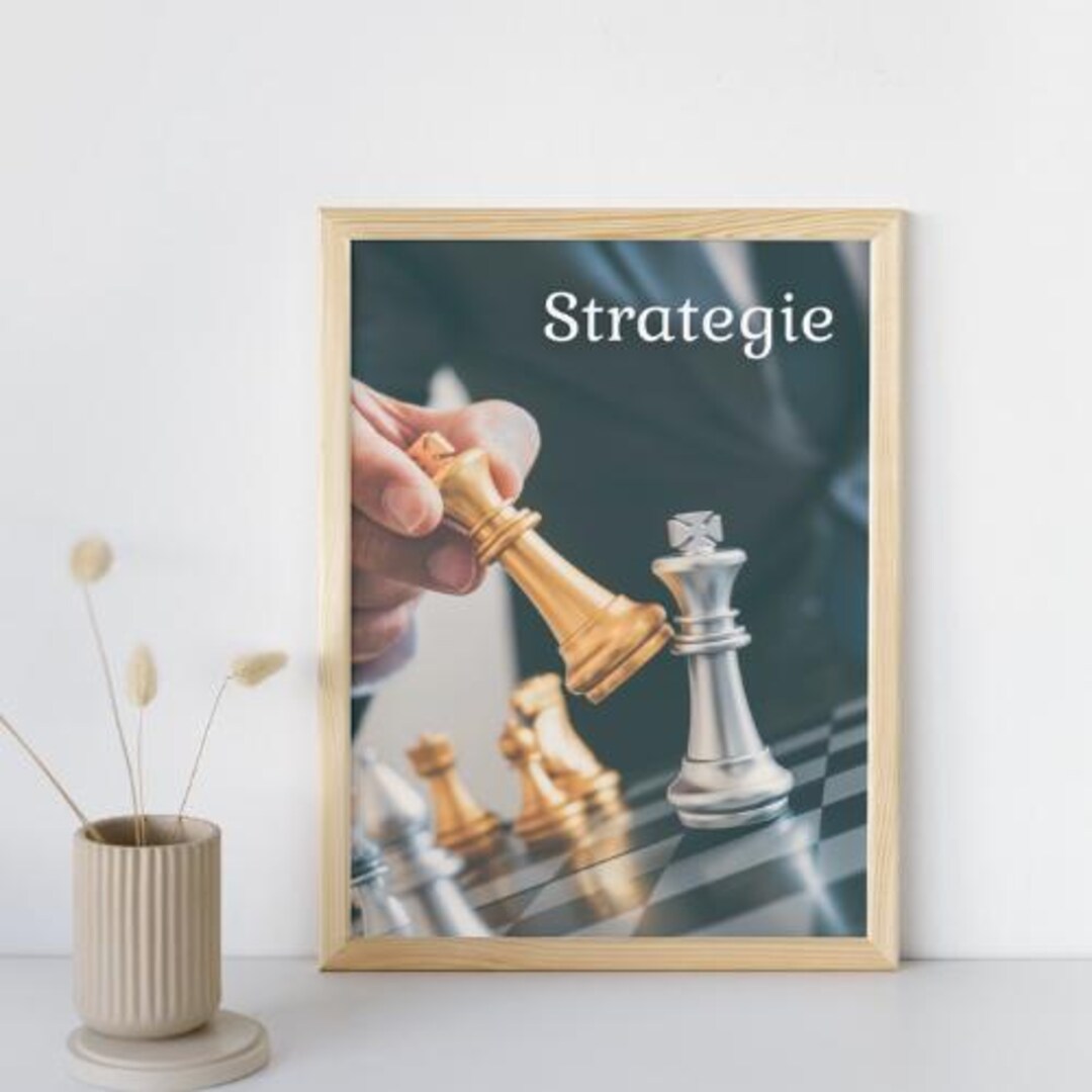Motivational Poster Chess - Strategy / DIN A3 for Digital Download as ...