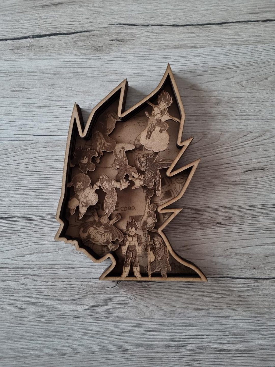 Multilayer Decoration Dragon Ball Z Vegeta - Etsy