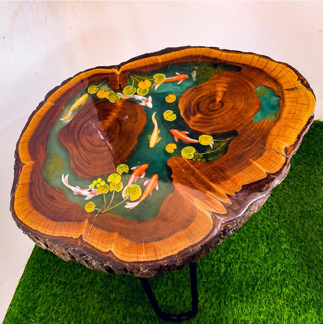 Resin Pond of Koi Fish "coffee Table" - Etsy