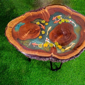 Resin Pond of Koi Fish "coffee Table" - Etsy
