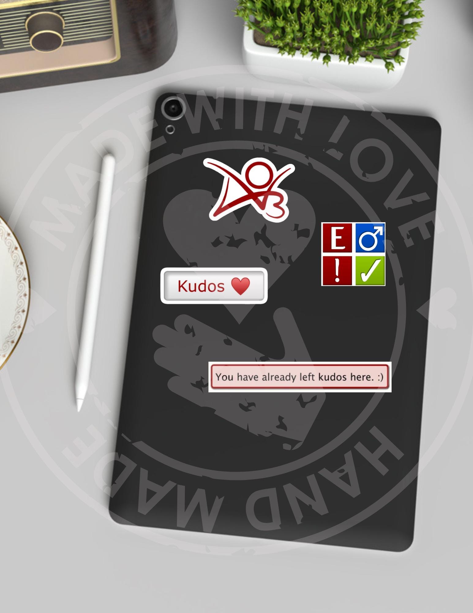 AO3 Sticker Bundle | Fanfic Reader Essentials | Kudos & Tags Vinyl ...