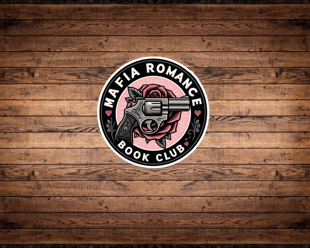 Mafia Romance Book Club Vinyl Sticker | Gun & Rose - Etsy