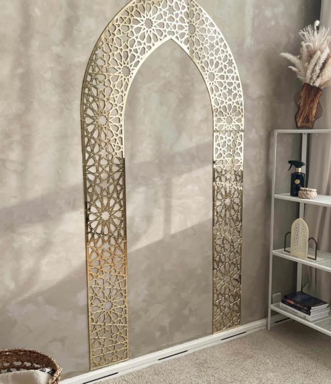 Mihrab Wall Art – Mehrab Prayer at Home Room Decor | Crafted Namaz Wall ...