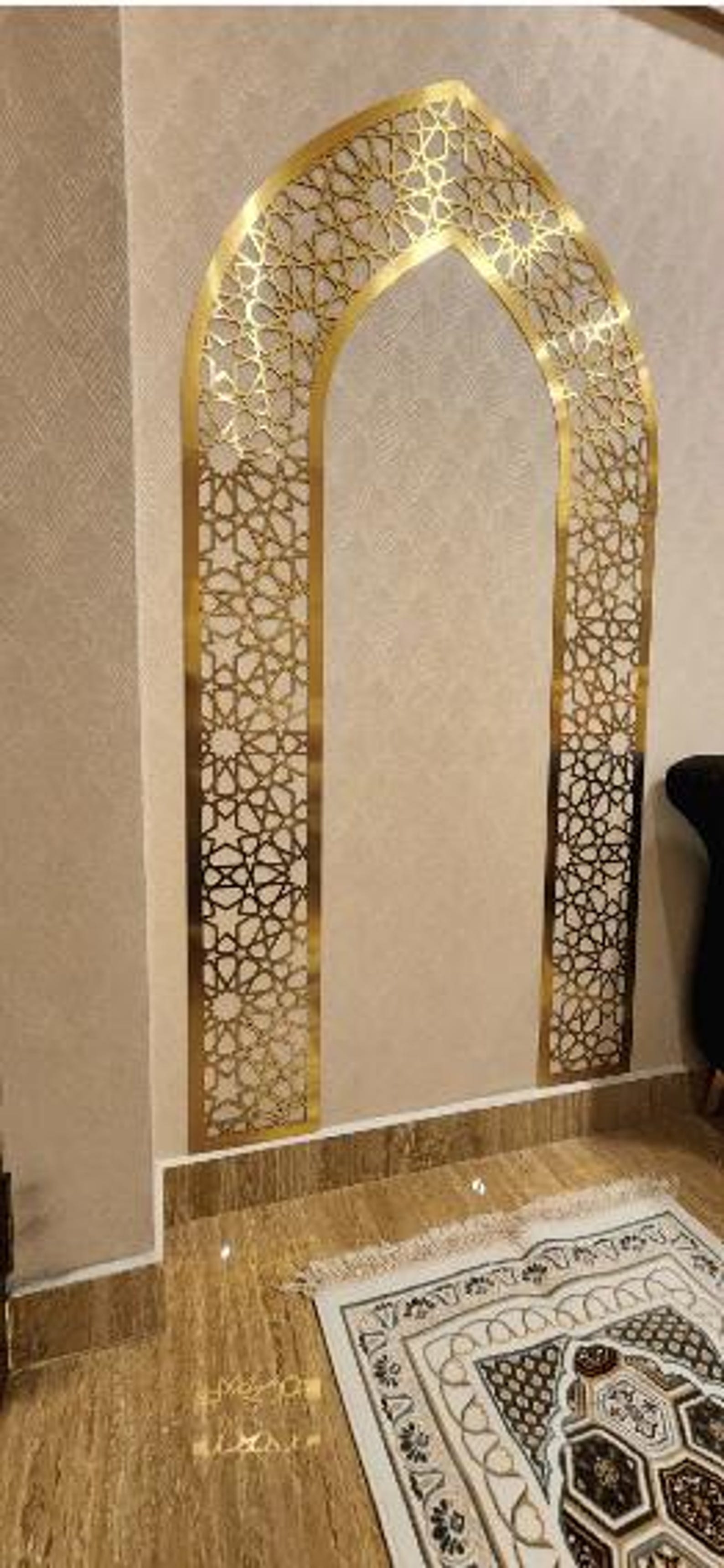 Mihrab Wall Art – Mehrab Prayer at Home Room Decor | Crafted Namaz Wall ...
