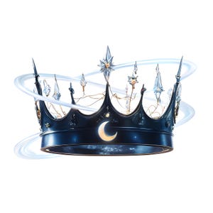 Futuristic Crown SVG & PNG for Sublimation King Queen Crown Clipart ...