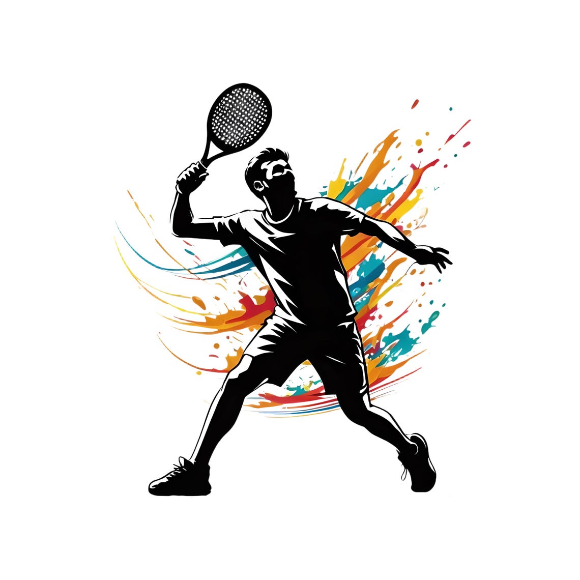 Padel SVG & PNG for Sublimation Paddle Tennis Artwork Fun Pickleball ...