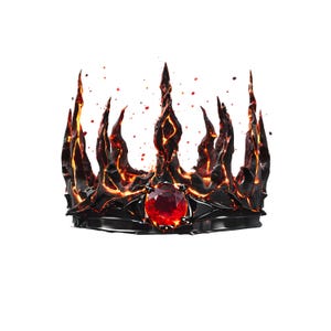 Fire Crown SVG & PNG for Sublimation Clipart King Queen Art Print Ruby ...