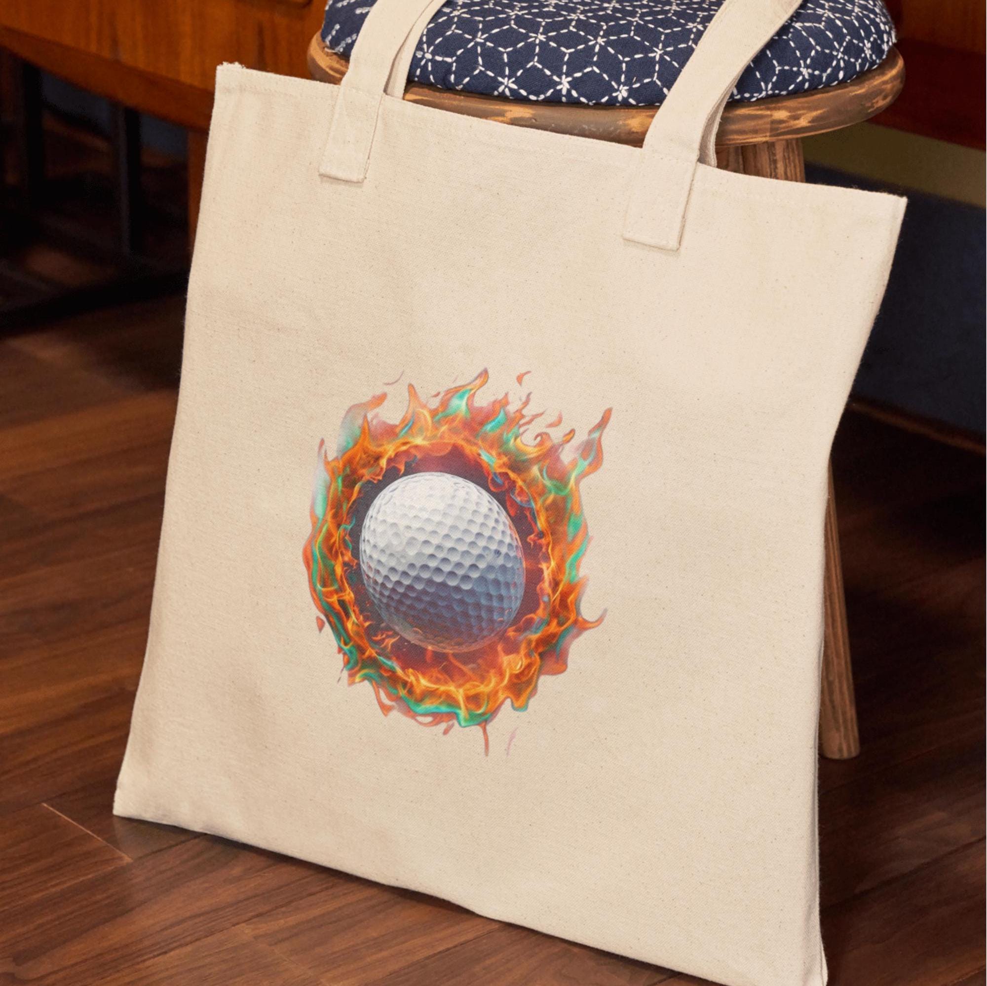 Golf SVG & PNG for Sublimation Fun Golf Ball SVG Clipart Fire Flame ...