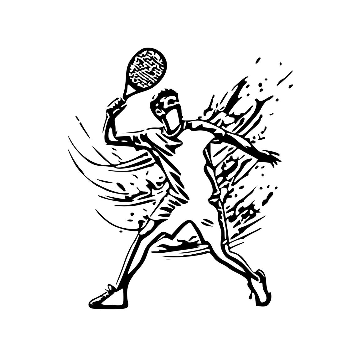 Padel SVG & PNG for Sublimation Paddle Tennis Artwork Fun Pickleball ...