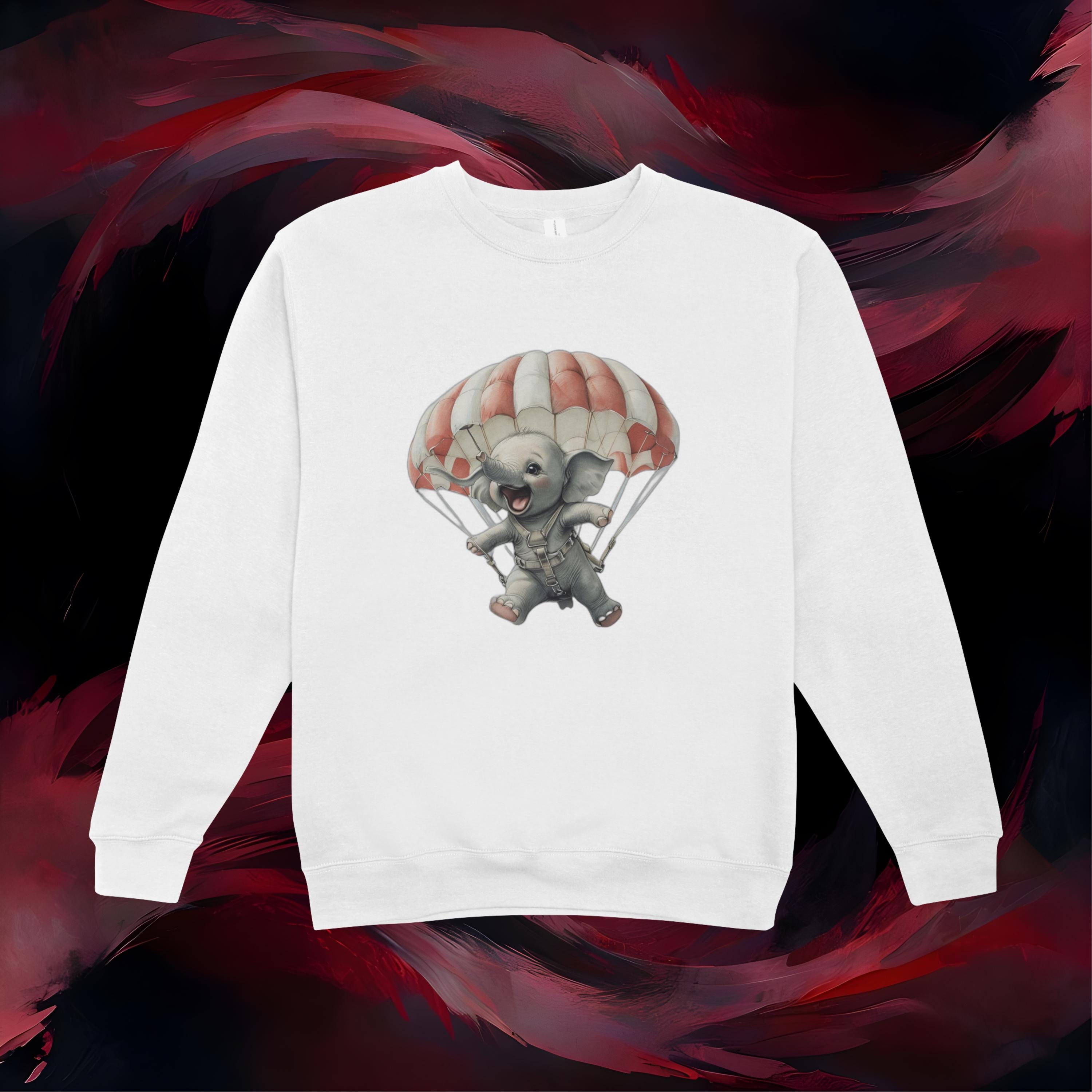 Cute Baby Elephant SVG & PNG Skydiving Parachute Playful Whimsical - Etsy