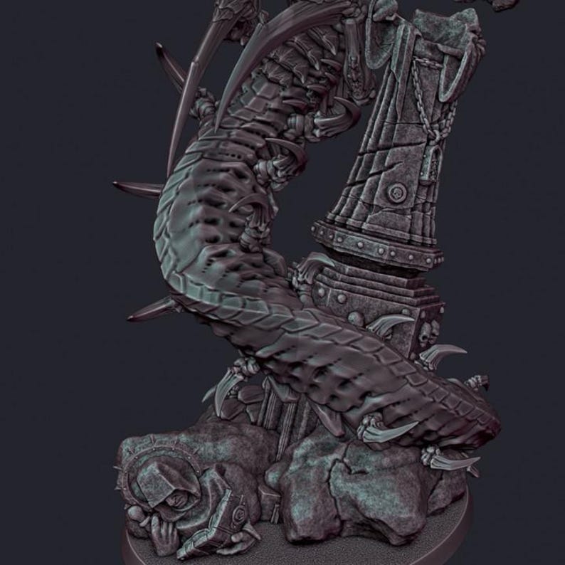 Space Bugs of Death Terrible Wyrm Space Bugs 225mm Unassembled ...