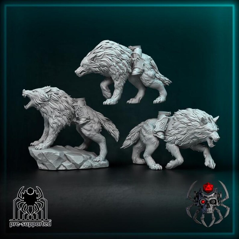 Wolf Riders Sons of the Storm - Eight Legs Miniatures -tabletop ...