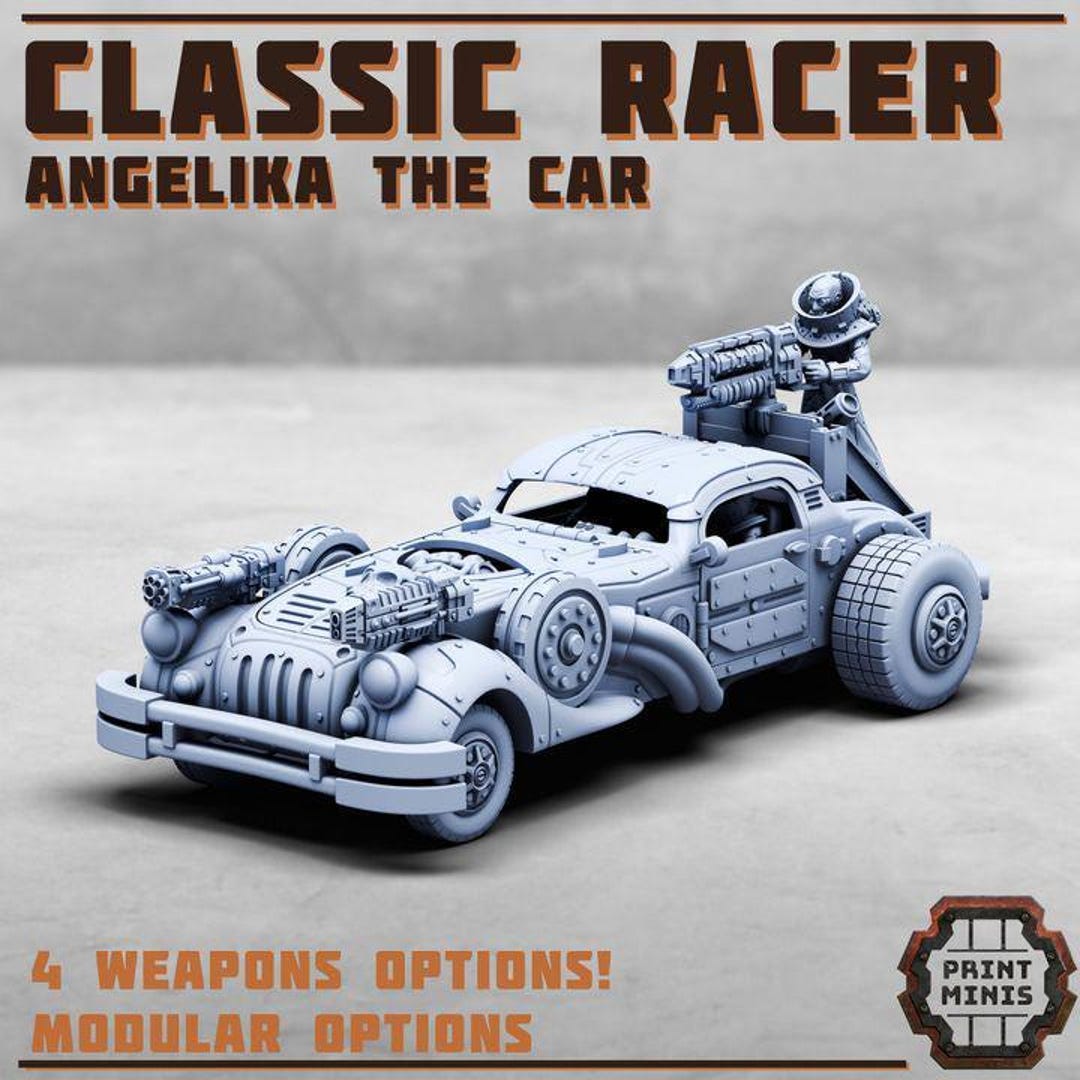 Genegifter Cults Classic Race Car - Angelika W/ Silent Spectres - Print ...