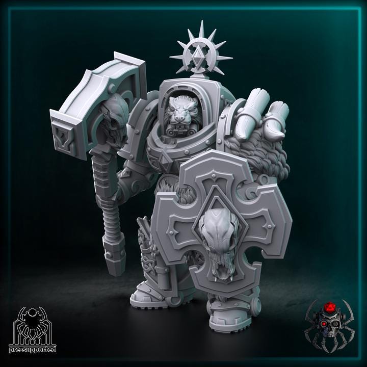 Sons of the Storm Heavy Armor Squad - Eight Legs Miniatures -tabletop ...