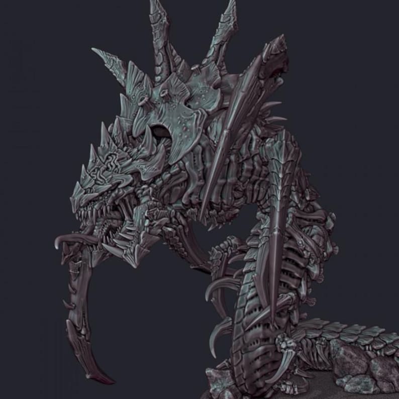 Space Bugs of Death Terrible Wyrm Space Bugs 225mm Unassembled ...