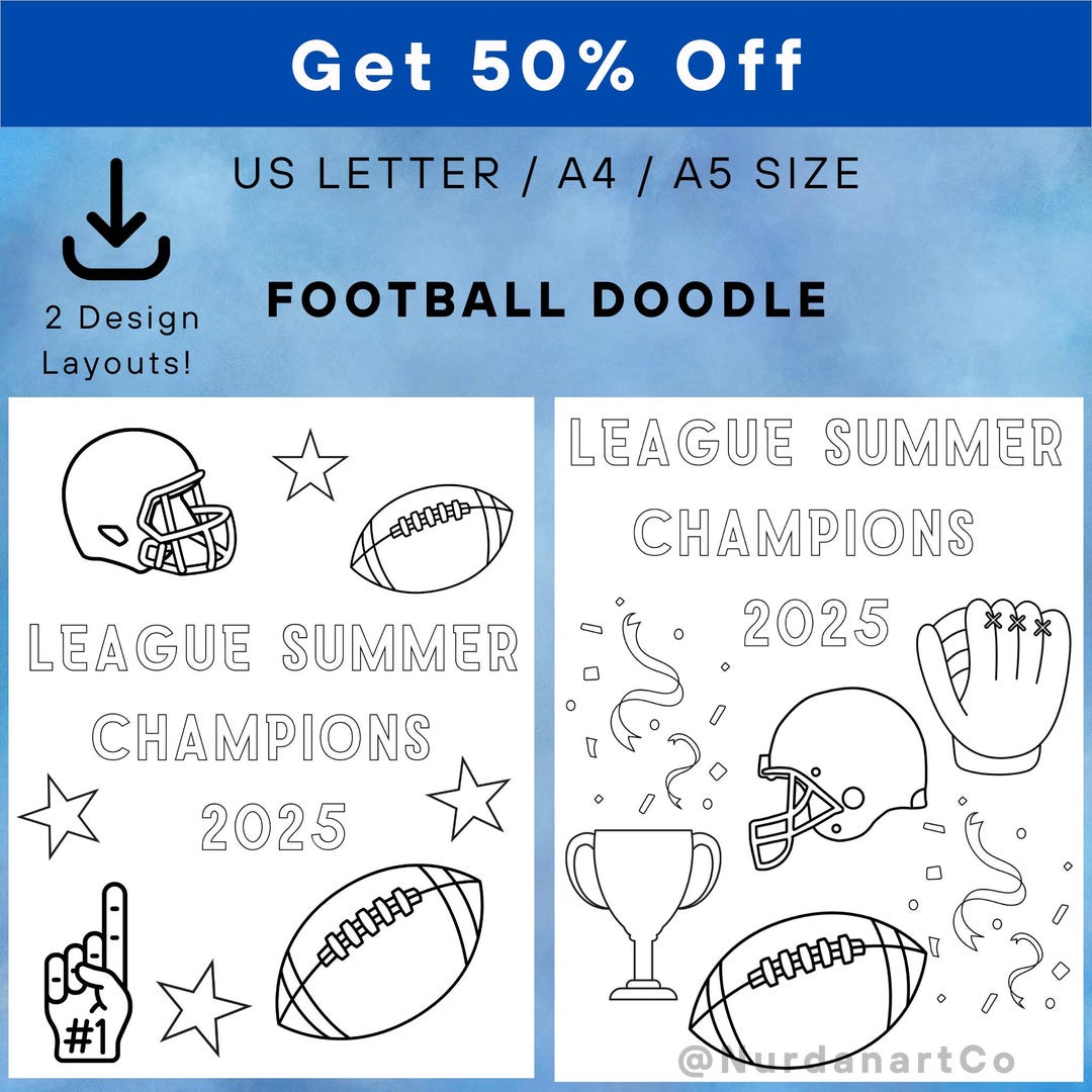 Printable Soccer Coloring Page: Fun Football Activity for Kids (PDF ...